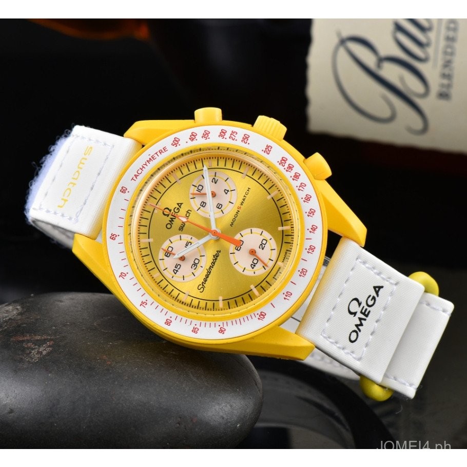 Swatch SWATCH x Omega Co-Branded Planet Earth Model Quartz Movement ...