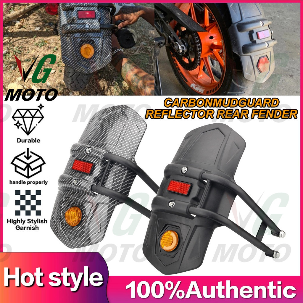 MOTORCYCLE MODIFIED REAR MUDGUARD WITH REFLECTOR UNIVERSAL | Shopee ...