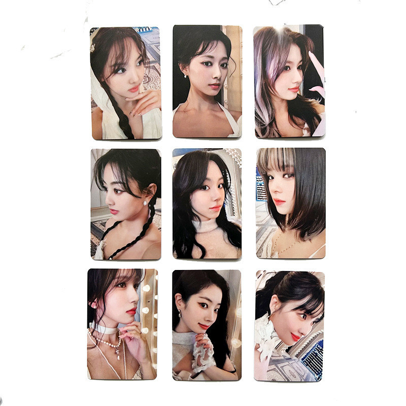 9pcs/set TWICE Lomo Cards With YOU-th 13th Mini Album Photocard MISAMO Nayeon Jeongyeon Momo ...