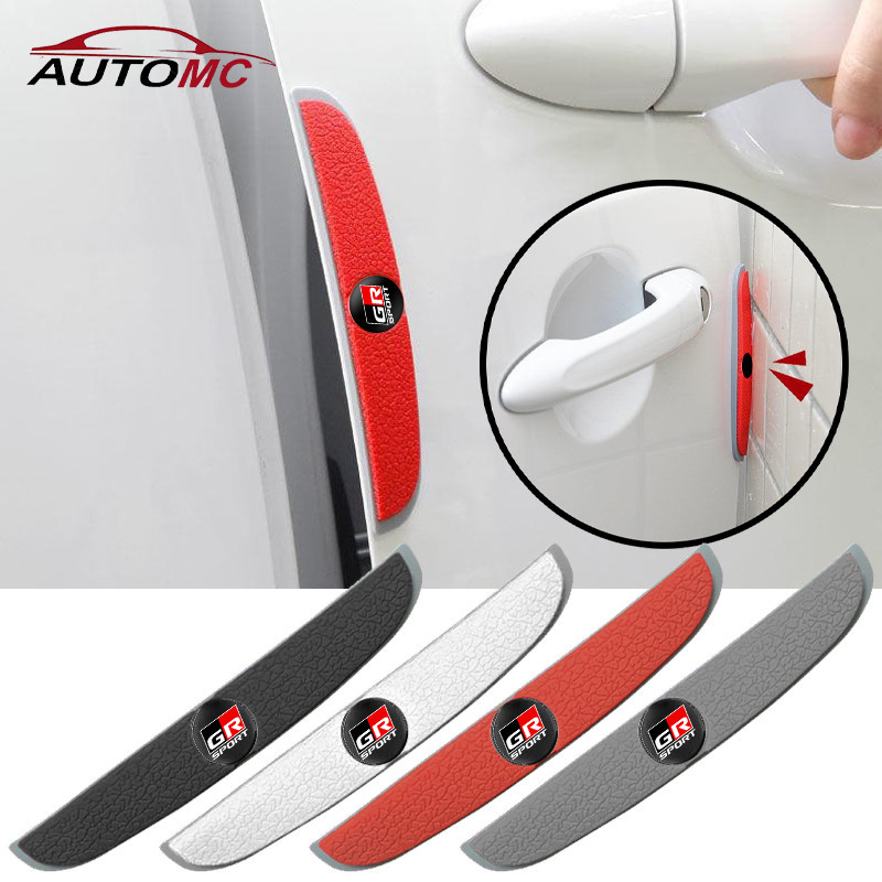 4Pcs Toyota GR Car Door Guard Protector Cover Car Door Handle ...