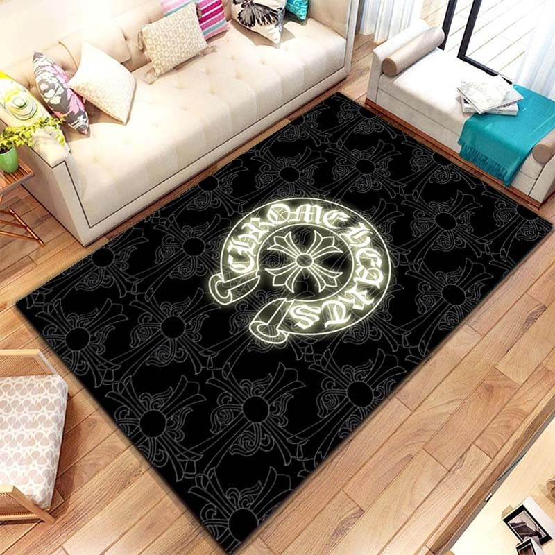 Chrome Heart, Chrome Heart Patterned Rug, Cool Rug, Fashion Street Rug ...