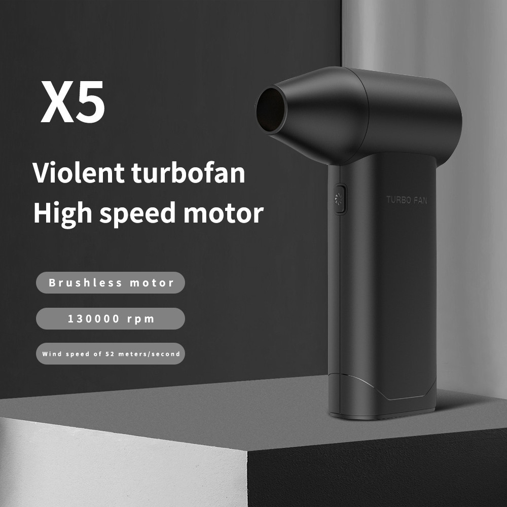 X5 Violent Blower Mini Turbo Jet Fan Handheld Three Gear Speed ...
