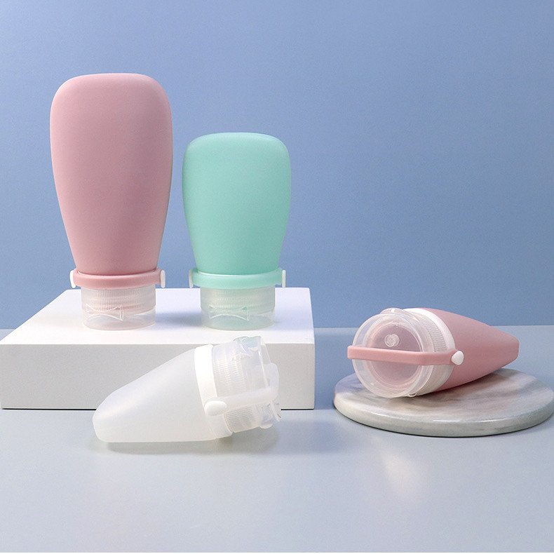 1pc 30ml/60ml/90ml Split Bottle Set Soft Silicone Shampoo Lotion Shower ...