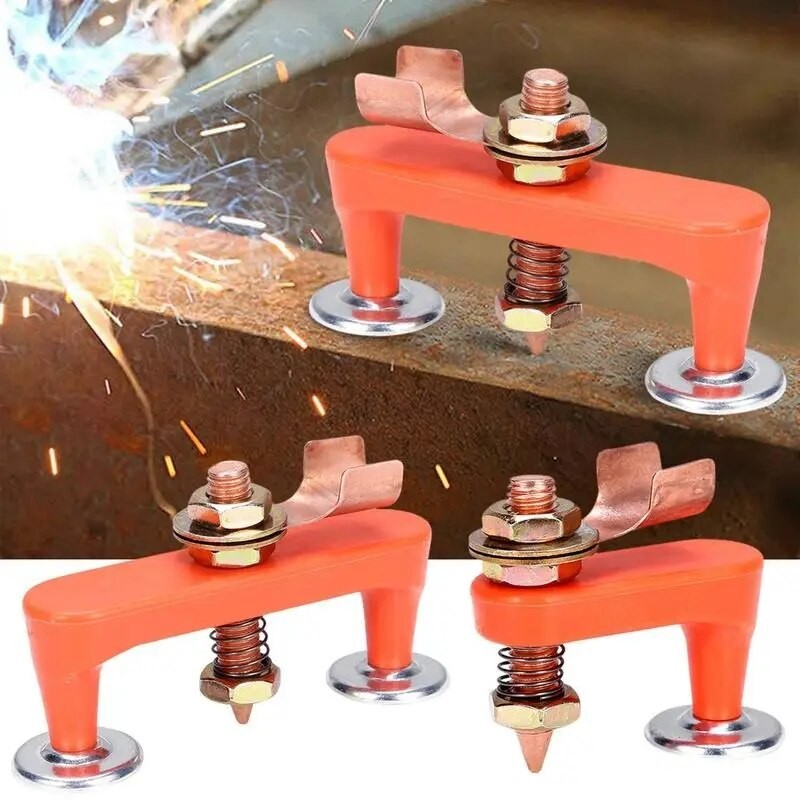 Welding Magnet Head Magnetic Welding Fix Ground Clamp Single/Double ...