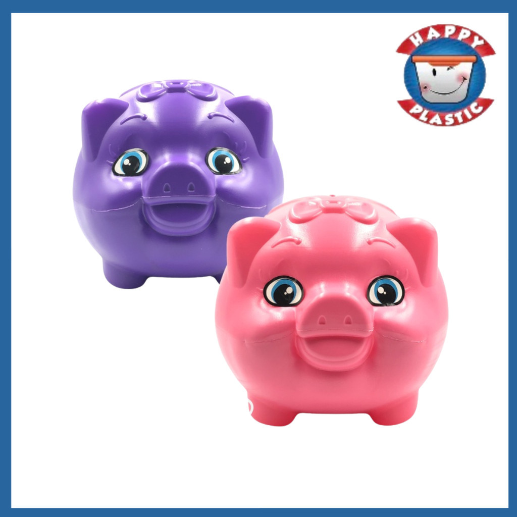 Happy Plastic Piggy Bank Bundle Sale Bagsakang Presyo | Shopee Philippines