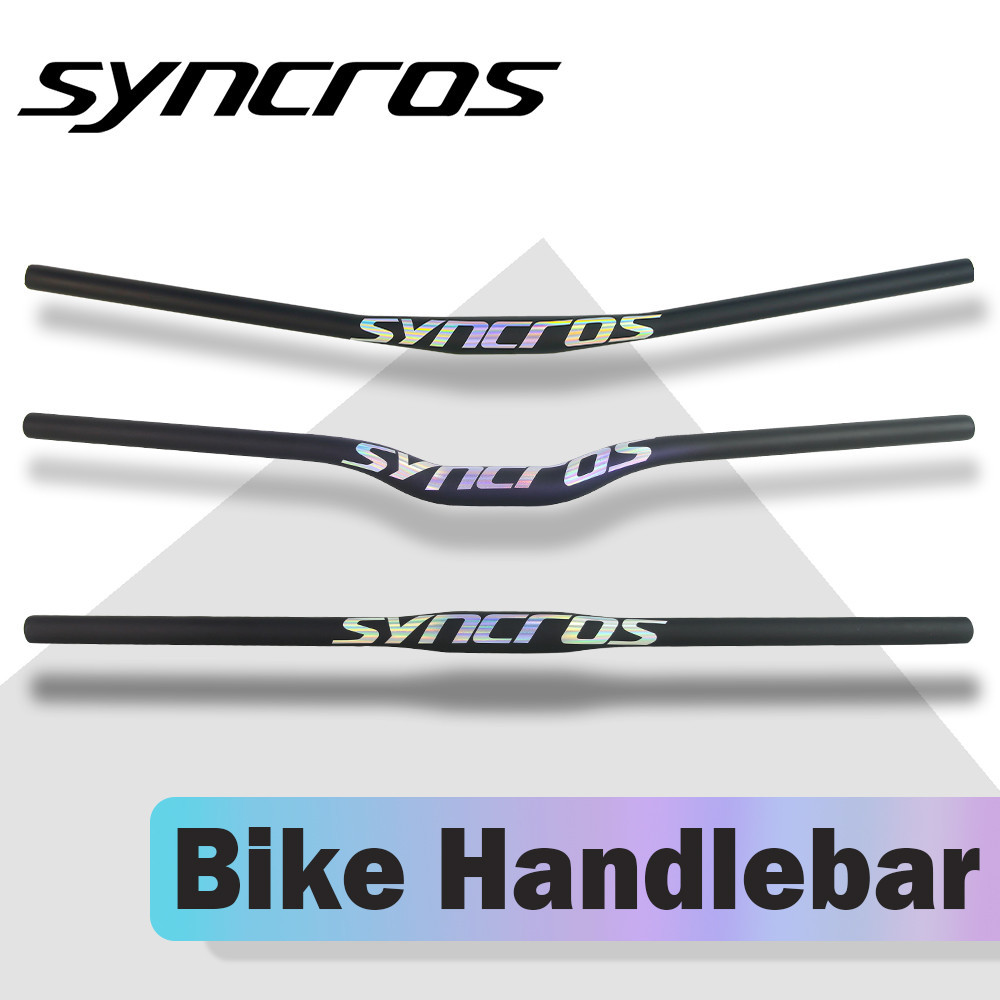 Syncros Full Carbon Fiber 31.8mm Chrome Matte Mountain Bike Handlebar ...