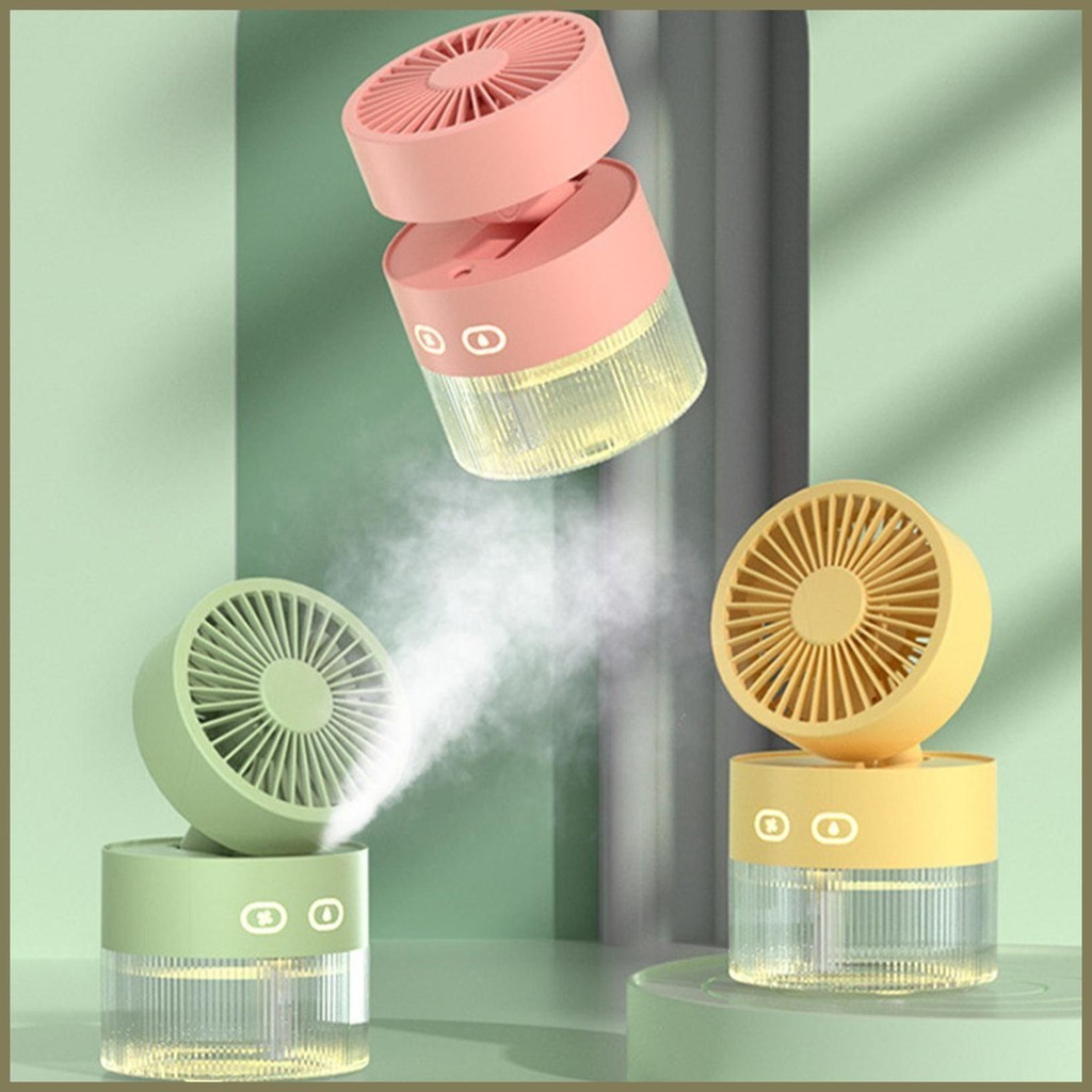 Mini Water Mist Fan Foldable & Portable Misting Fan Personal Fans with ...