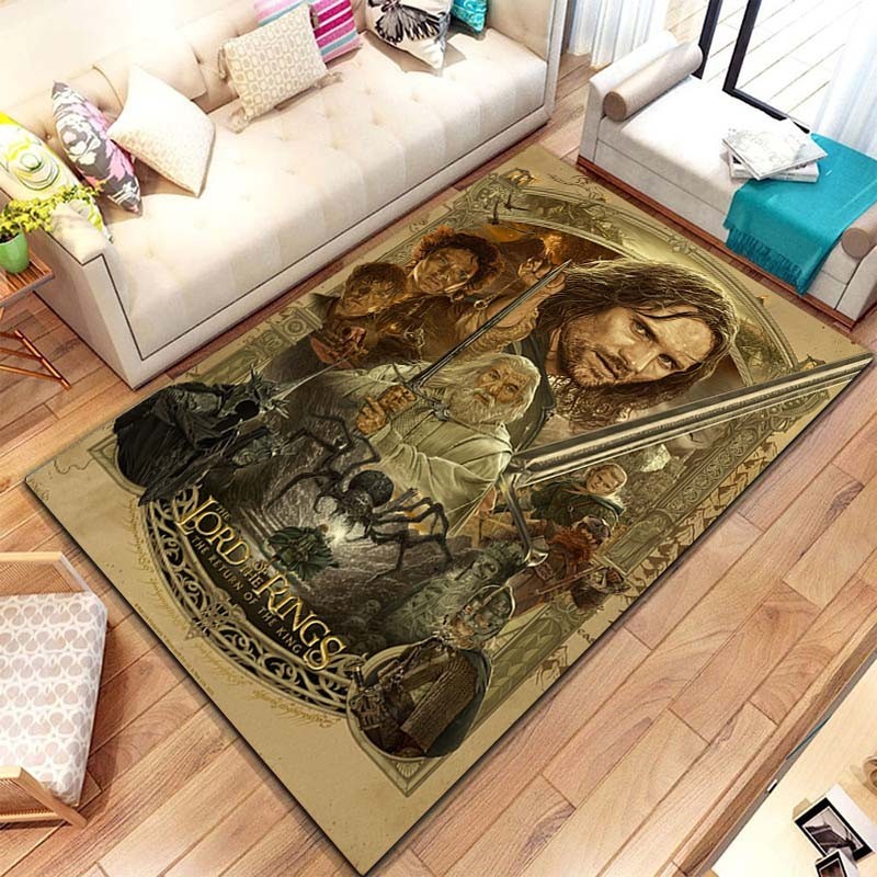 Lord Of The Rings – Area Rug Floor Decor Area Rug – Custom Size And ...