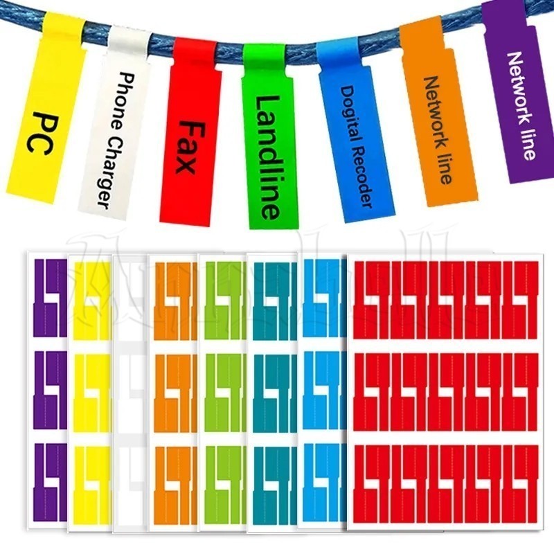 8Pcs Classification Label - for Wire Cable - Wire Marking Sticker ...