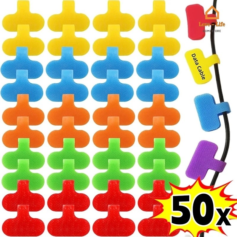 Self Adhesive Cable Labels Writable Waterproof Data Cables Sticker ...