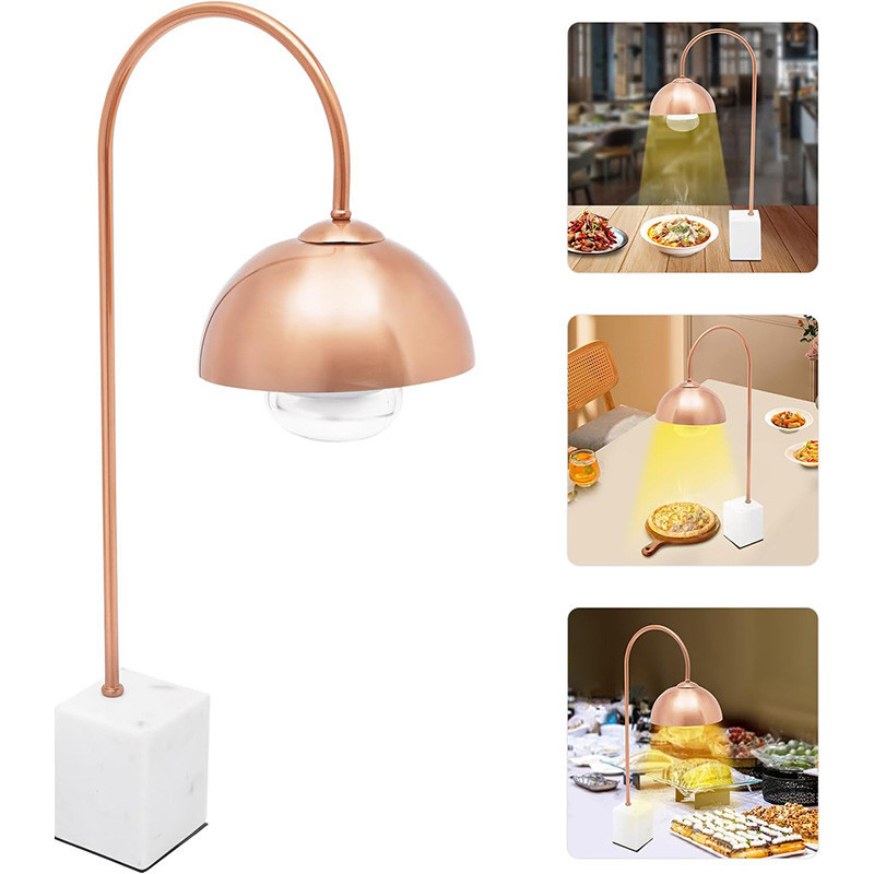 Food Heat Lamp, Marble Base & 275w Bulb, Buffet Heating Lamp For Buffet ...