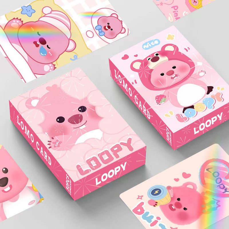 LOOPY Laser Flash Lomo Card Photocard 30pcs/box | Shopee Philippines