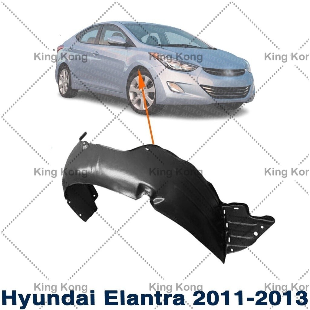 Car front fender liner for Hyundai Elantra 2011 2012 2013 car front ...