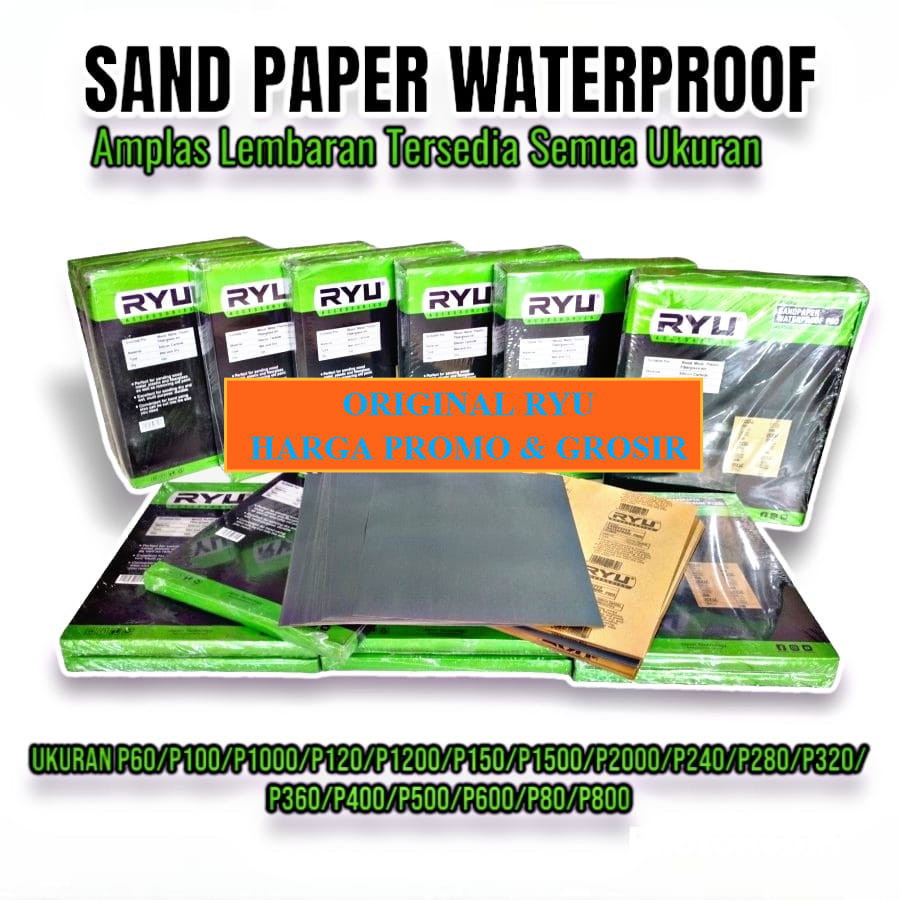 KAYU Ryu Sandpaper Sandpaper Sheet Iron Wood Wall Sand Paper Sheets ...