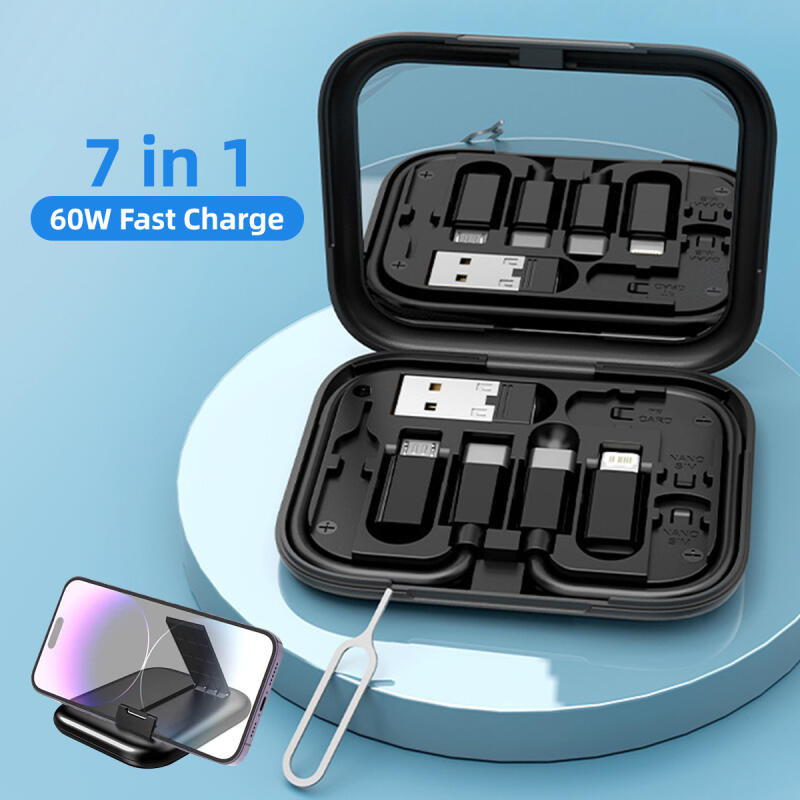 Mini Data Cable Set USB C To Tpye C Cable PD 60W Fast Charging Travel ...