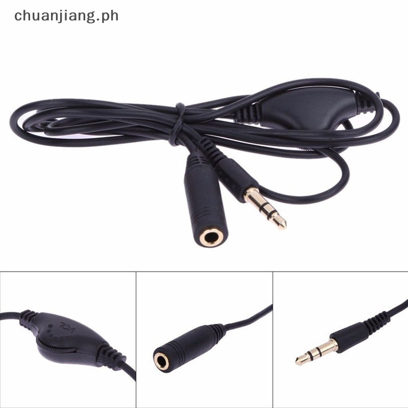 [HG] 3.5mm Male to Female Earphone Audio Extension Exteneder Cable ...