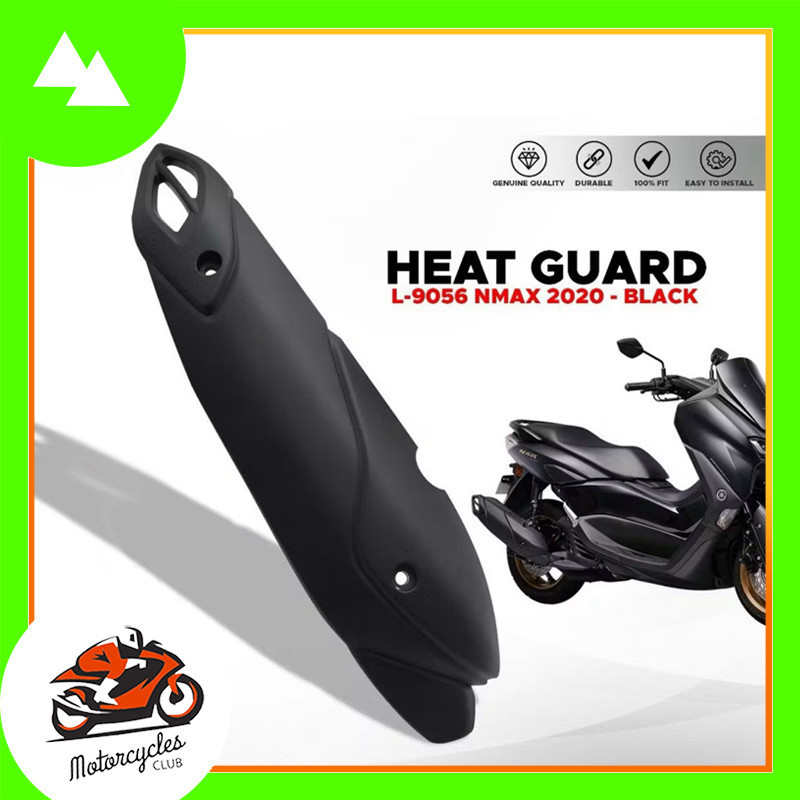 NMAX V2 MUFFLER COVER BLACK EXHAUST PIPE HEAT GUARD FOR NMAX 2020 ...
