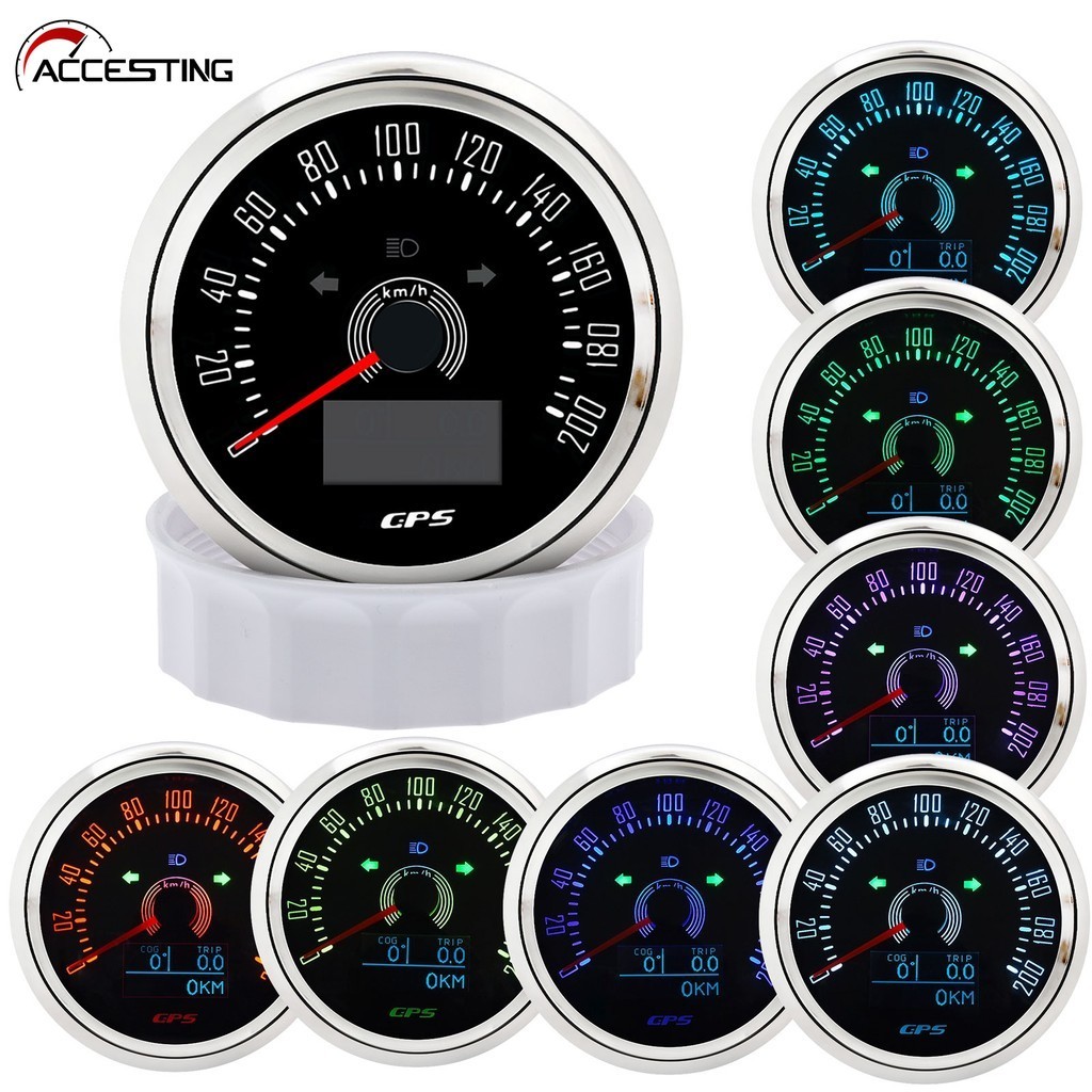 3 in 1 Multifunction GPS Speedometer 200km/h with COG TRIP Total ...