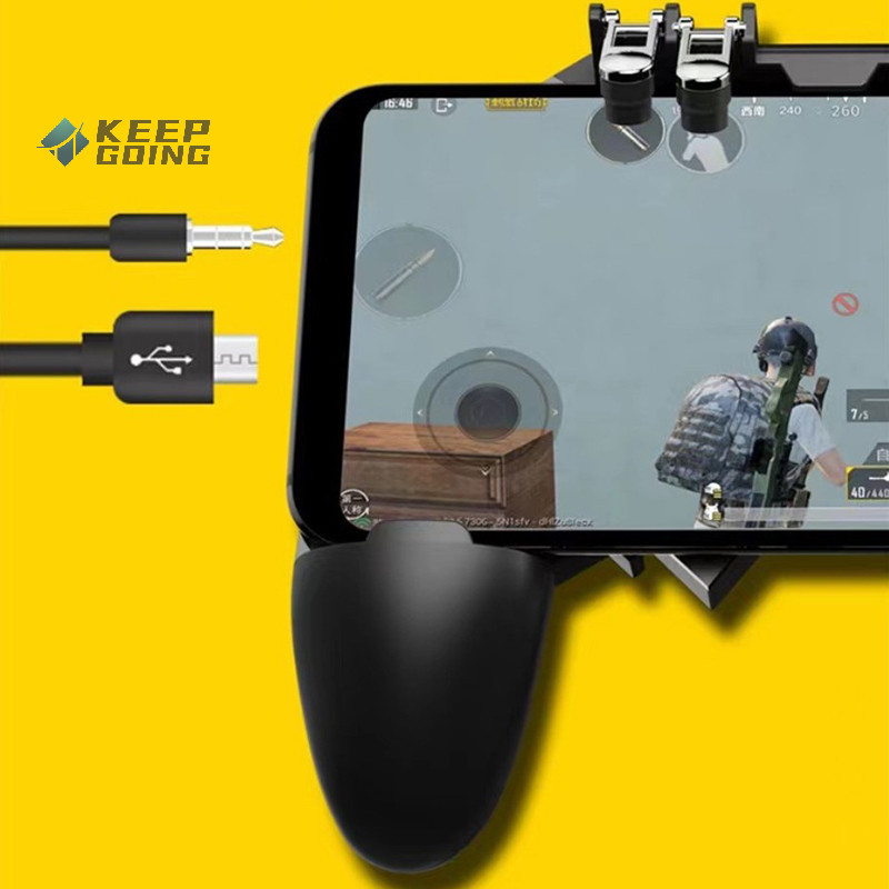 Keep Going＞ PUBG Controller AK66 Six Finger Gamepad Triggers Pubg Metal ...