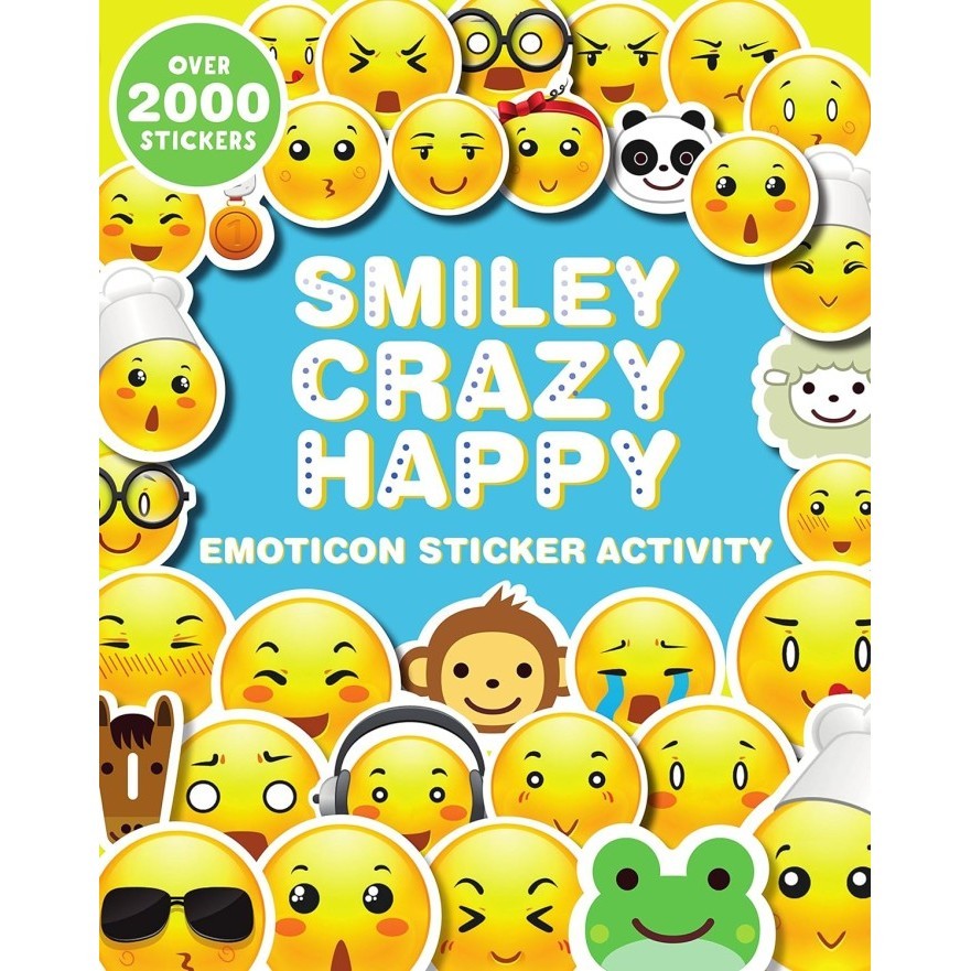 Smiley Crazy Happy Sticker Activity Book | Shopee Philippines