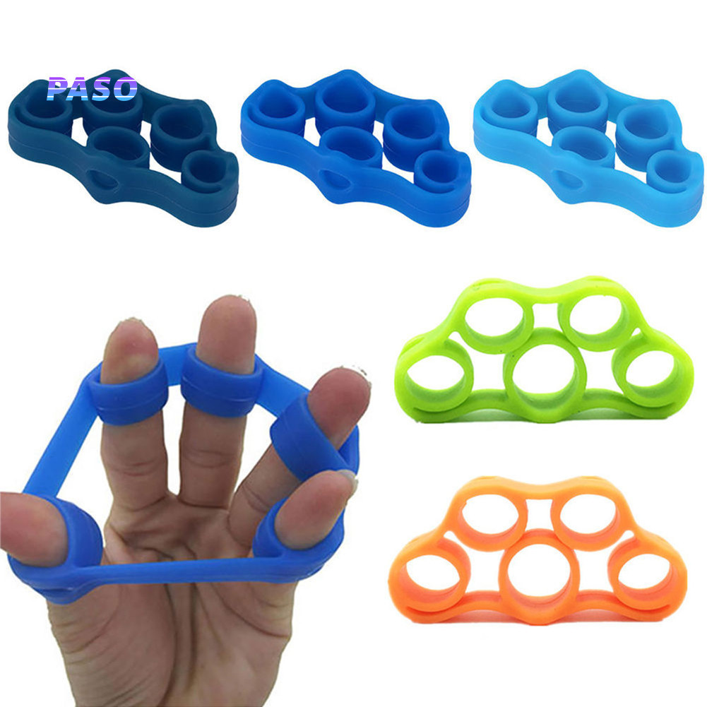 PAS-Silicone Hand Exerciser Grip Strength Wrist Exercise Finger ...