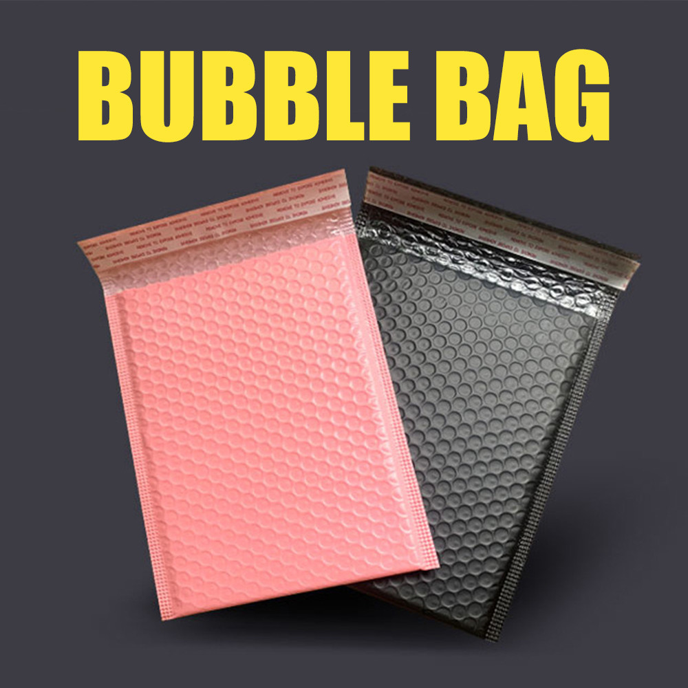 100pcs bubble express bags thickened adhesive sealed packaging bags ...