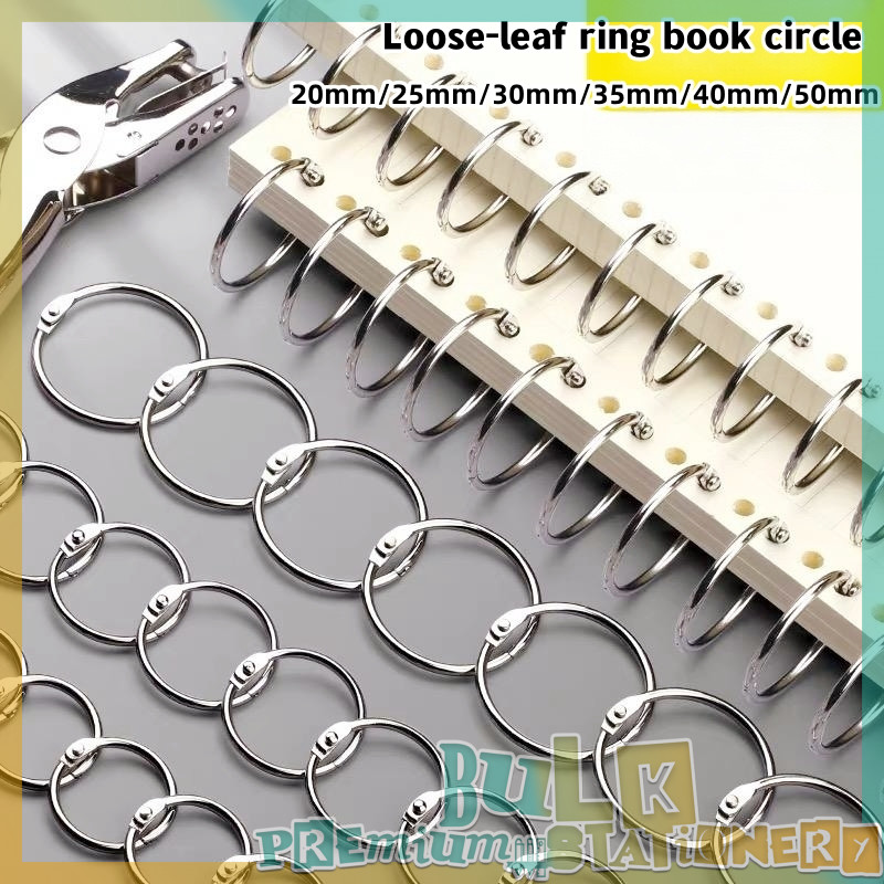 Binder Rings Assorted Sizes Steel Book Rings for Index Cards Keychain ...