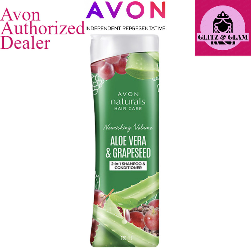 AVON Naturals ALOE VERA AND GRAPESEED OIL 2-IN-1 SHAMPOO 200 ML ...