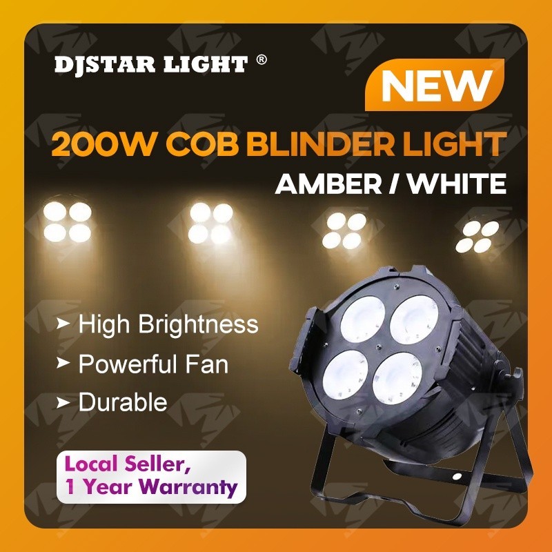 Stock！200W cob 4-Eye surface light four eye spotlight Par light stage ...