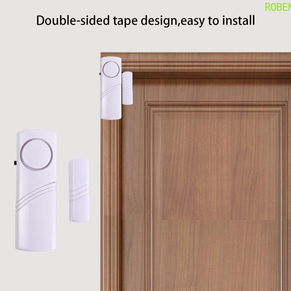 ROBEN Alarm Security System, White Anti-theft Wireless Burglar Alarm ...