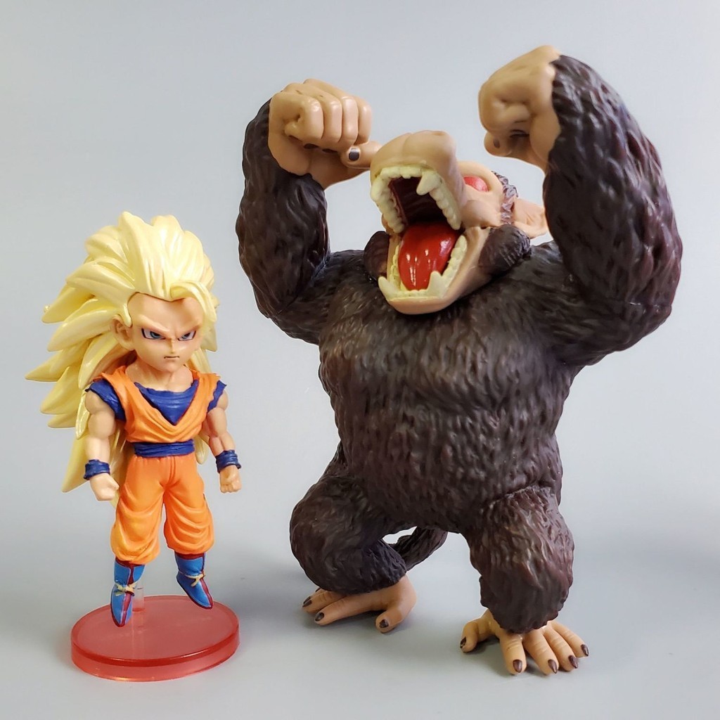 Dragon Ball LG Super Three Son Goku GK Saiyan Great Ape Gorilla Figure ...
