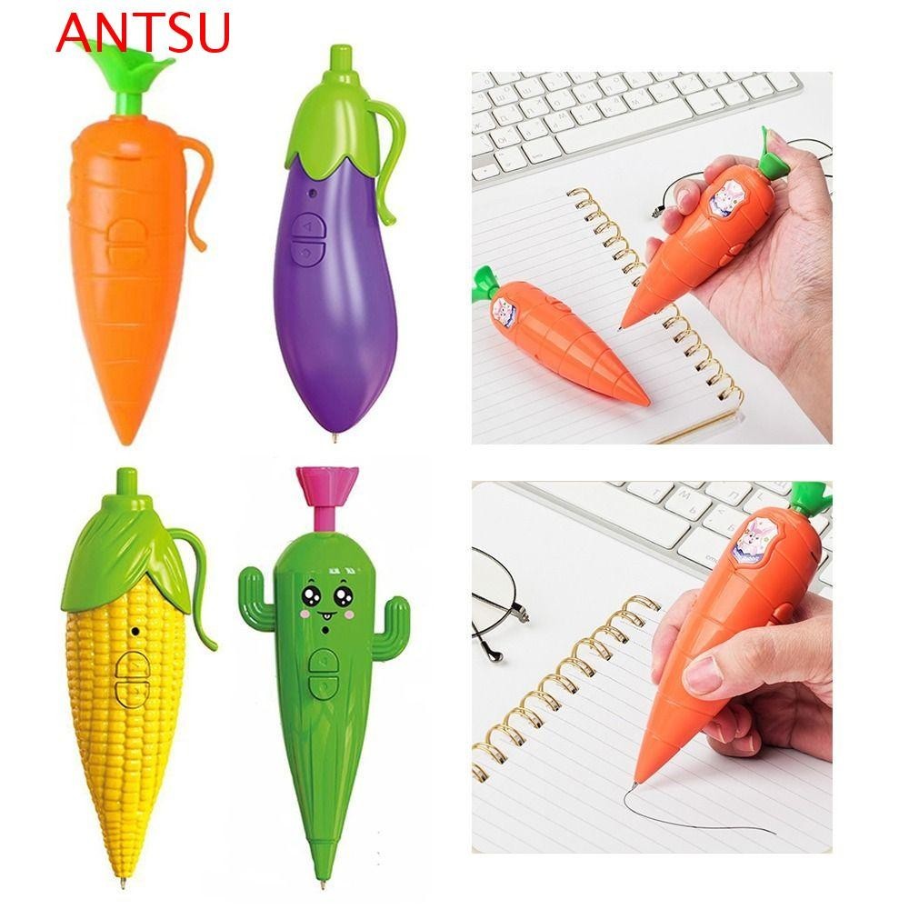 ANTSU Funny Voice Recorder Pen, Carrot Eggplant Corn Cactus Cute ...