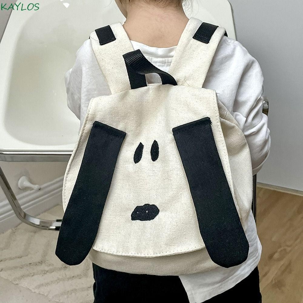KAYLOS Dog Canvas Backpack, Cartoon Puppy Child Snoopy Backpack ...