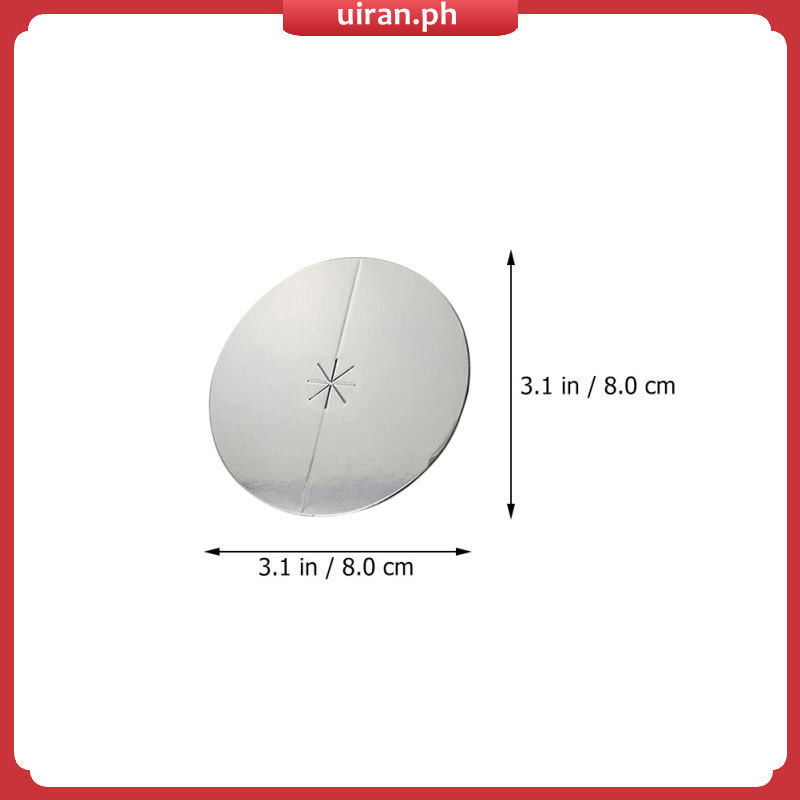 80 Pcs Candle Paper Tray Drip Protectors For Wax Guards Stick Holder ...