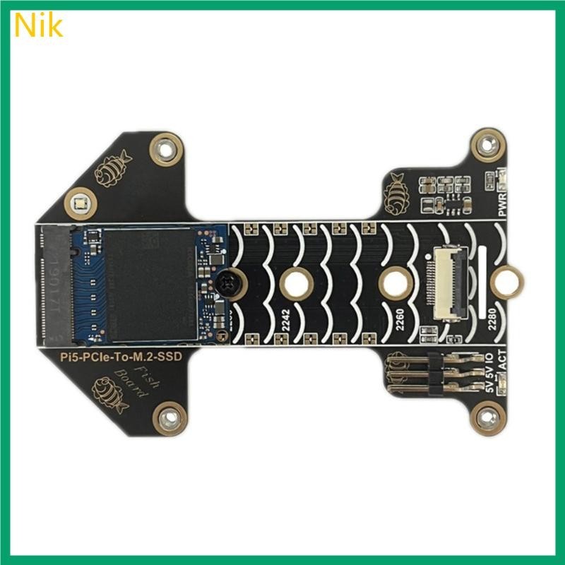 Niki For RPI 5 PCIe to M 2 NVMe SSD 2230 2242 2260 2280 SSD Hard Drive ...