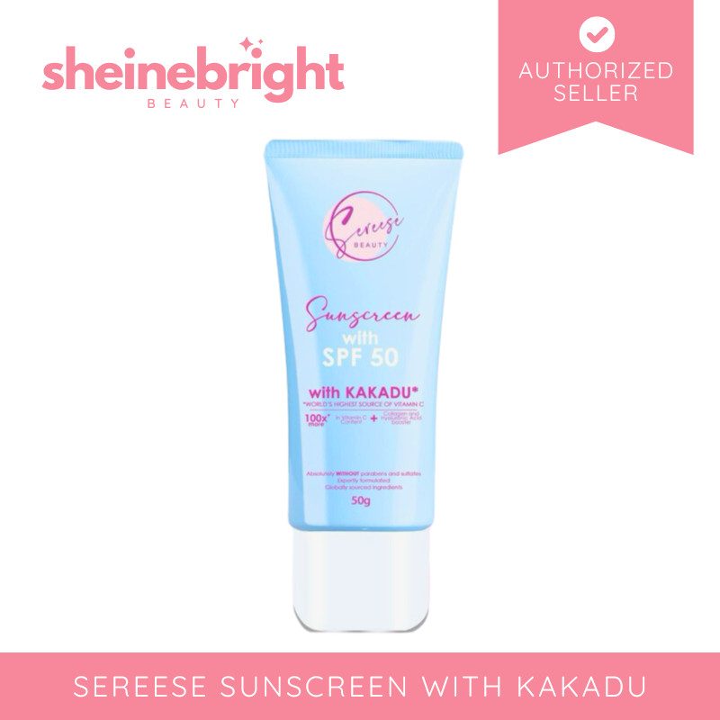 Sereese Beauty Sunscreen with Kakadu SPF 50++, Sunmilk Sunscreen, No ...