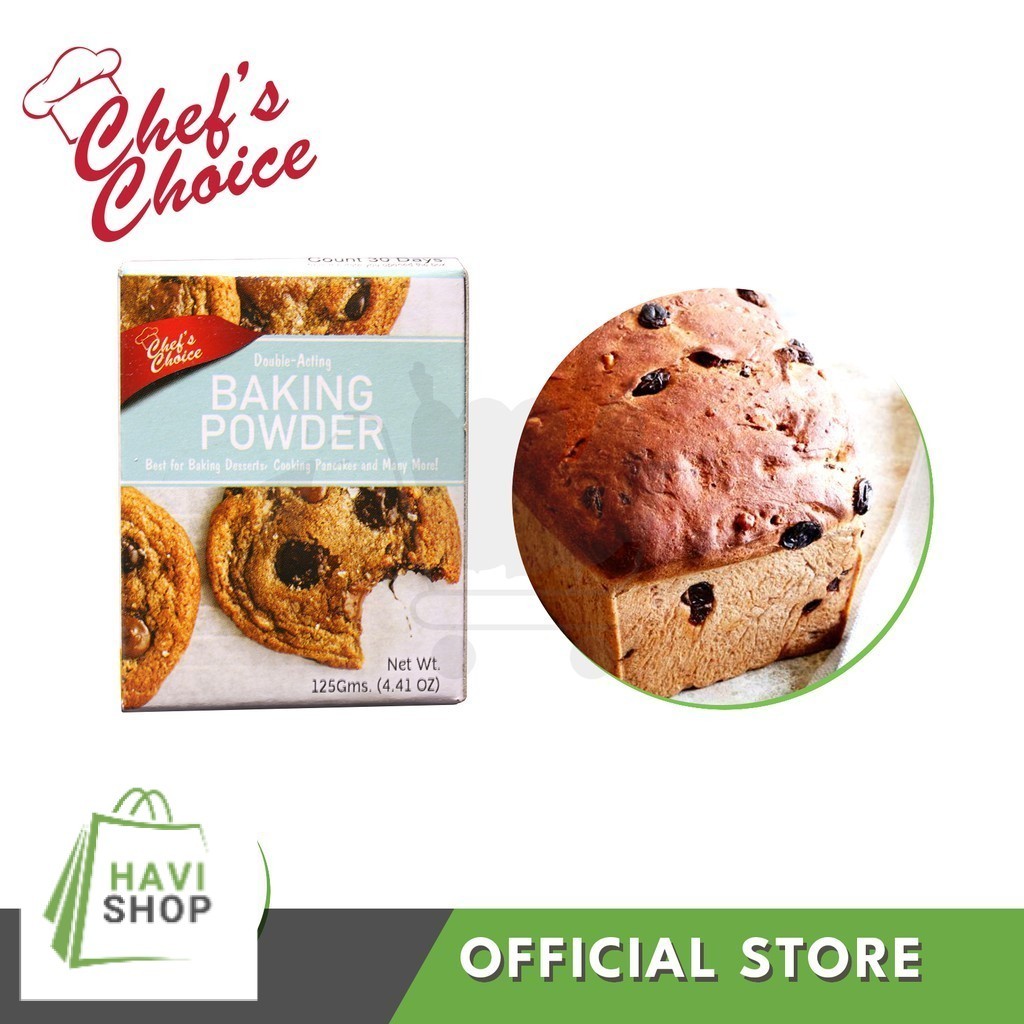 Chef's Choice Double Acting Baking Powder 125g HAVI SHOP | Shopee ...