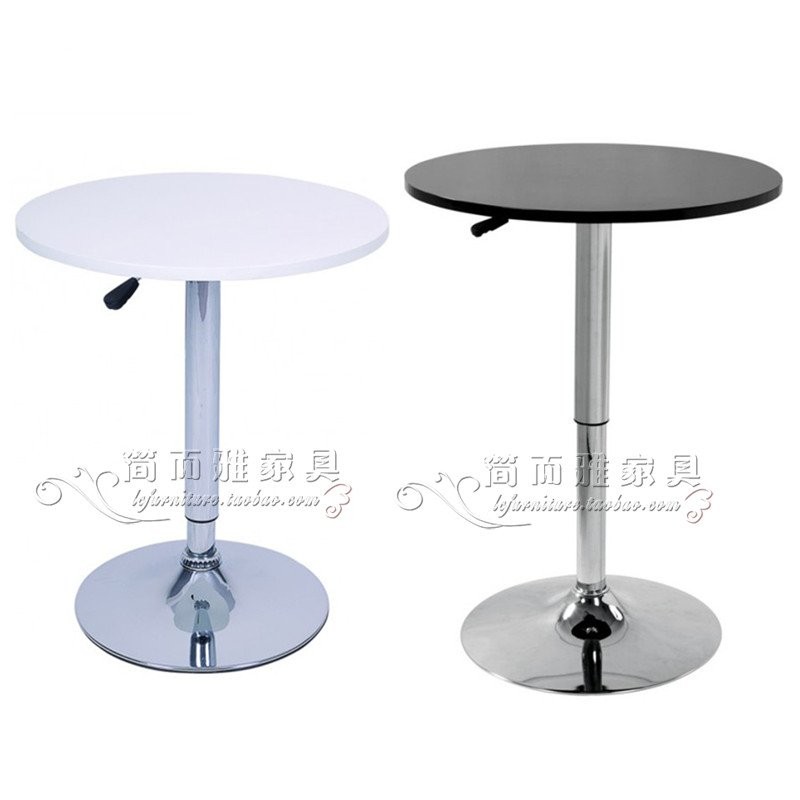 Bar Round Table Modern Casual Round Coffee Table White Coffee Table ...