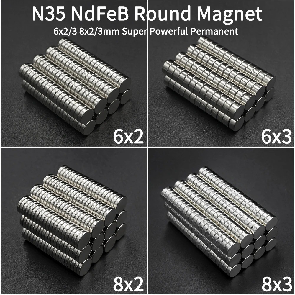 Disc Neodymium Magnet for Fridge Small Round Super Powerful Mini Strong ...