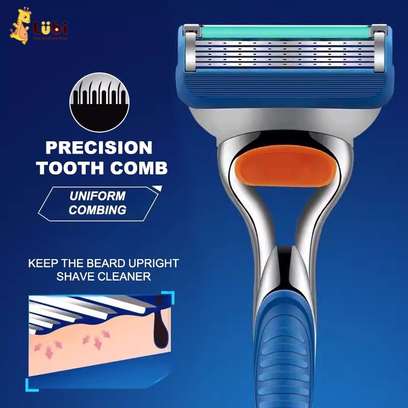 New 2025 Universal Manual Razor 5 Five-layer Wind Shaver Head Men's ...