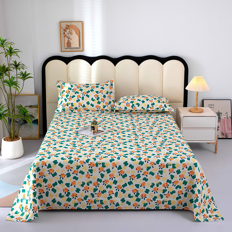 2025 New Style Raw Cotton Old Coarse Cloth Printed Single Product Sheet ...