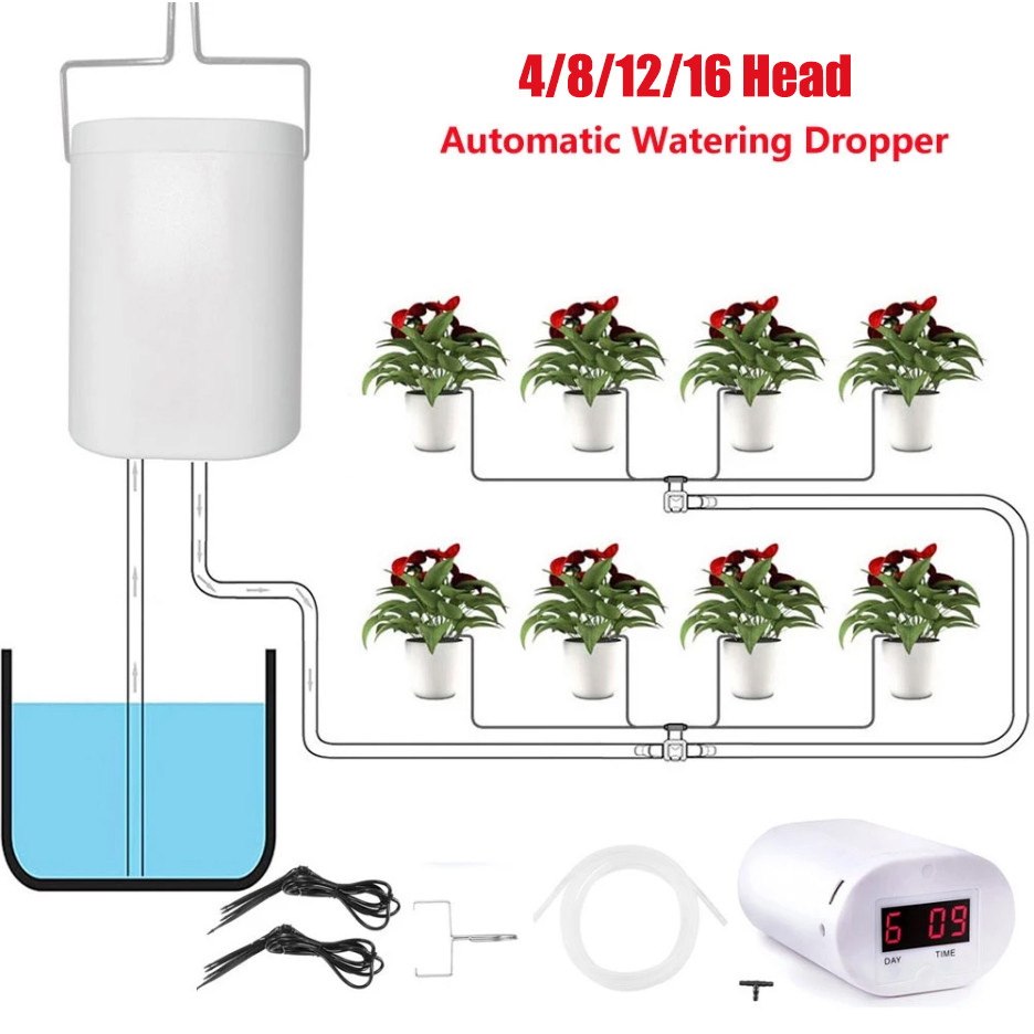 Automatic Drip Irrigation System Set DIY Watering Drip for Plant Self ...