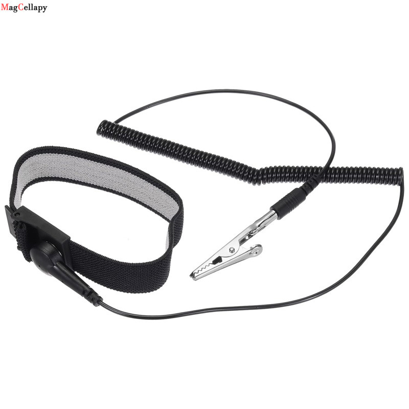 MECCANIXITY ESD Anti Static Wrist Strap 11" Circumference Adjustable ...