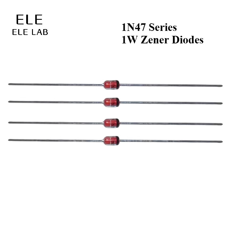 50Pcs 1N4727A 1N4728 1N4729 1N4730 1N4731 1N4732 1N4733 1N4734A DO-41 1W Zener Diodes - 3.3V To ...