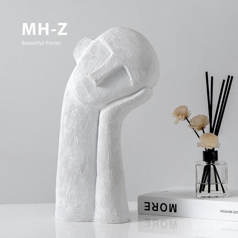 TV Cabinet Living Room Meditation Model Room Home Simple Texture Abstract Console Tables ...