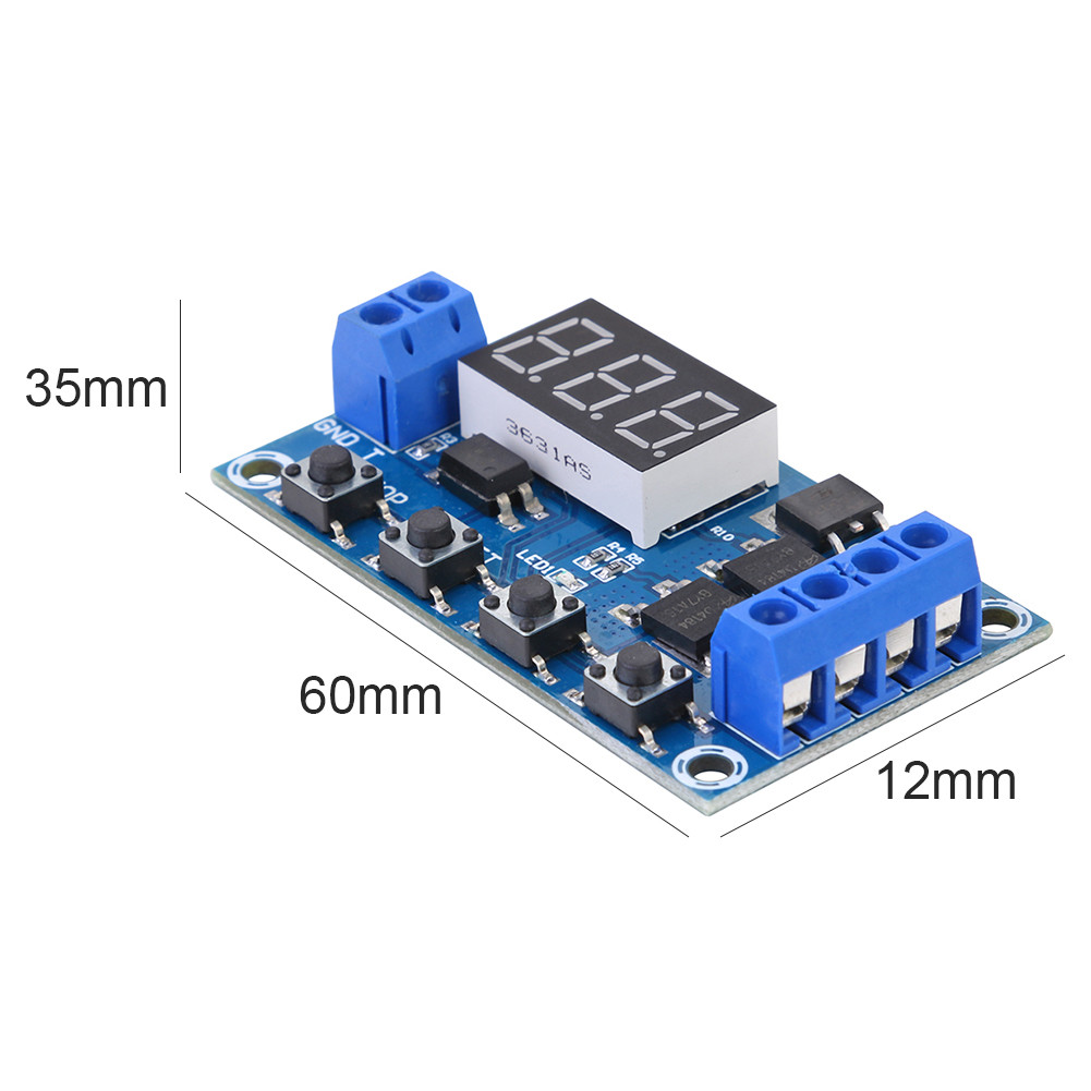 DC12V 24V Dual MOS Time Delay Trigger Cycle Timer Control Module w/Optocoupler # [nortons.ph ...