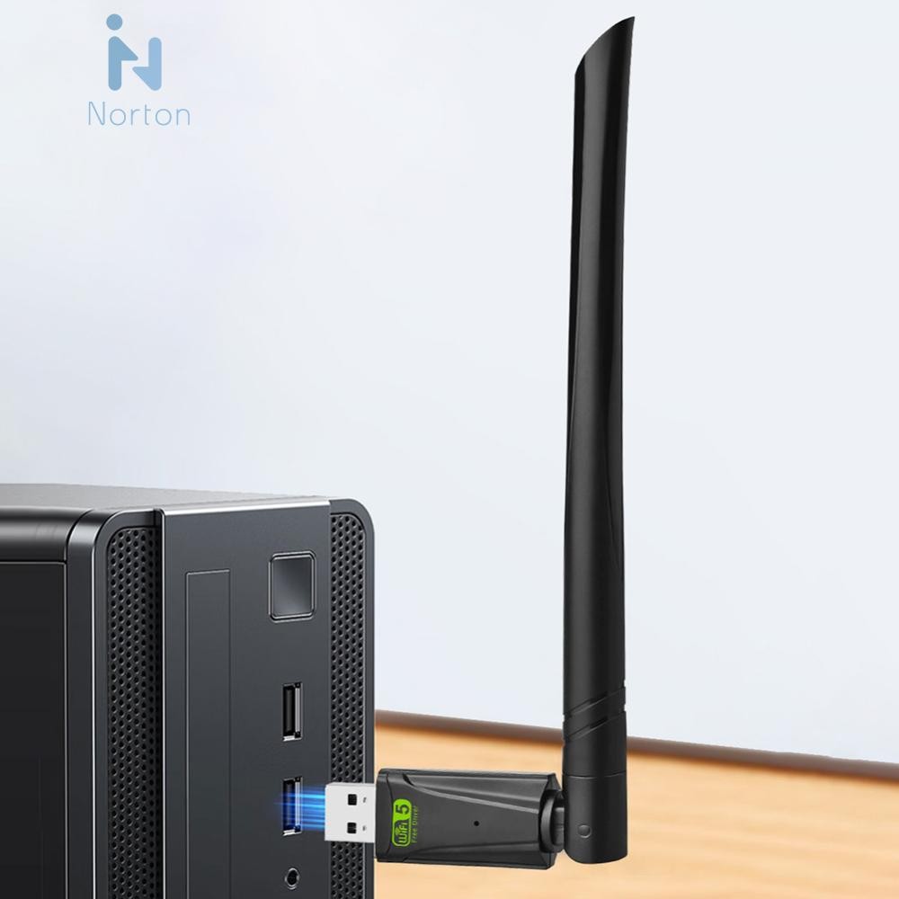 AU 650Mbps USB WiFi Adapter Receiver External Antenna Wireless Dongle ...