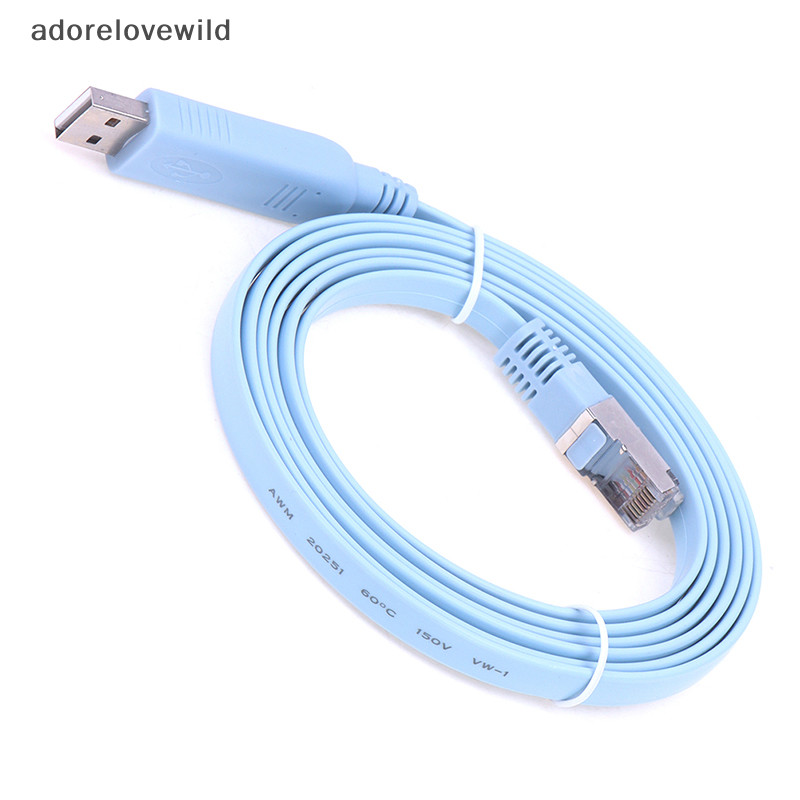 ALW 1.8M USB To RJ45 USB To RS232 Serial To RJ45 CAT5 Console Adapter ...