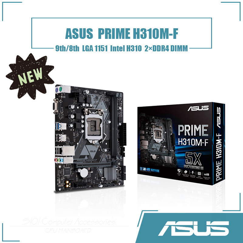 ASUS PRIME H310M-F Motherboard LGA 1151 2xDDR4 DIMM Using Intel H310 ...