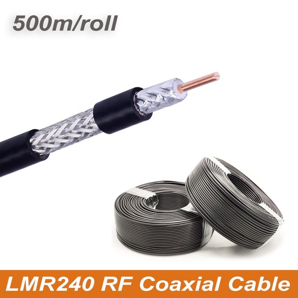Coaxial Cable LMR240 500m/roll Low Loss Extension RF Coax Cable for ...